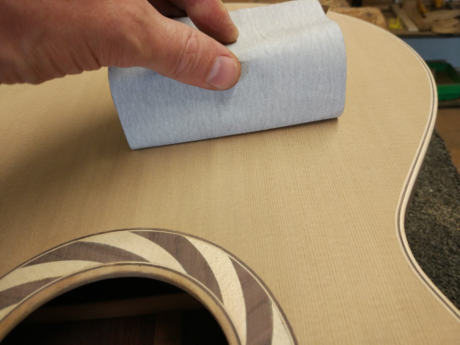 Guitar Making Adventures: Day 32 - Inserting fret markers, shaping ...