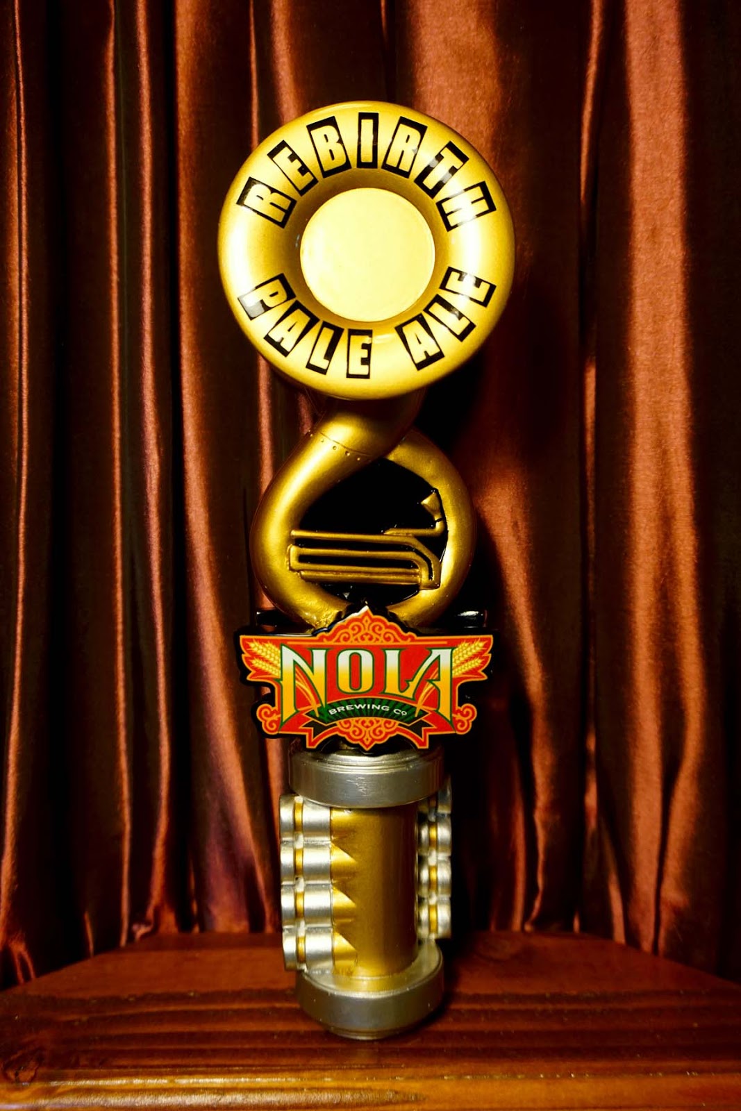 Tap Handle #599: New Orleans Lager and Ale (NOLA) - Rebirth Pale Ale