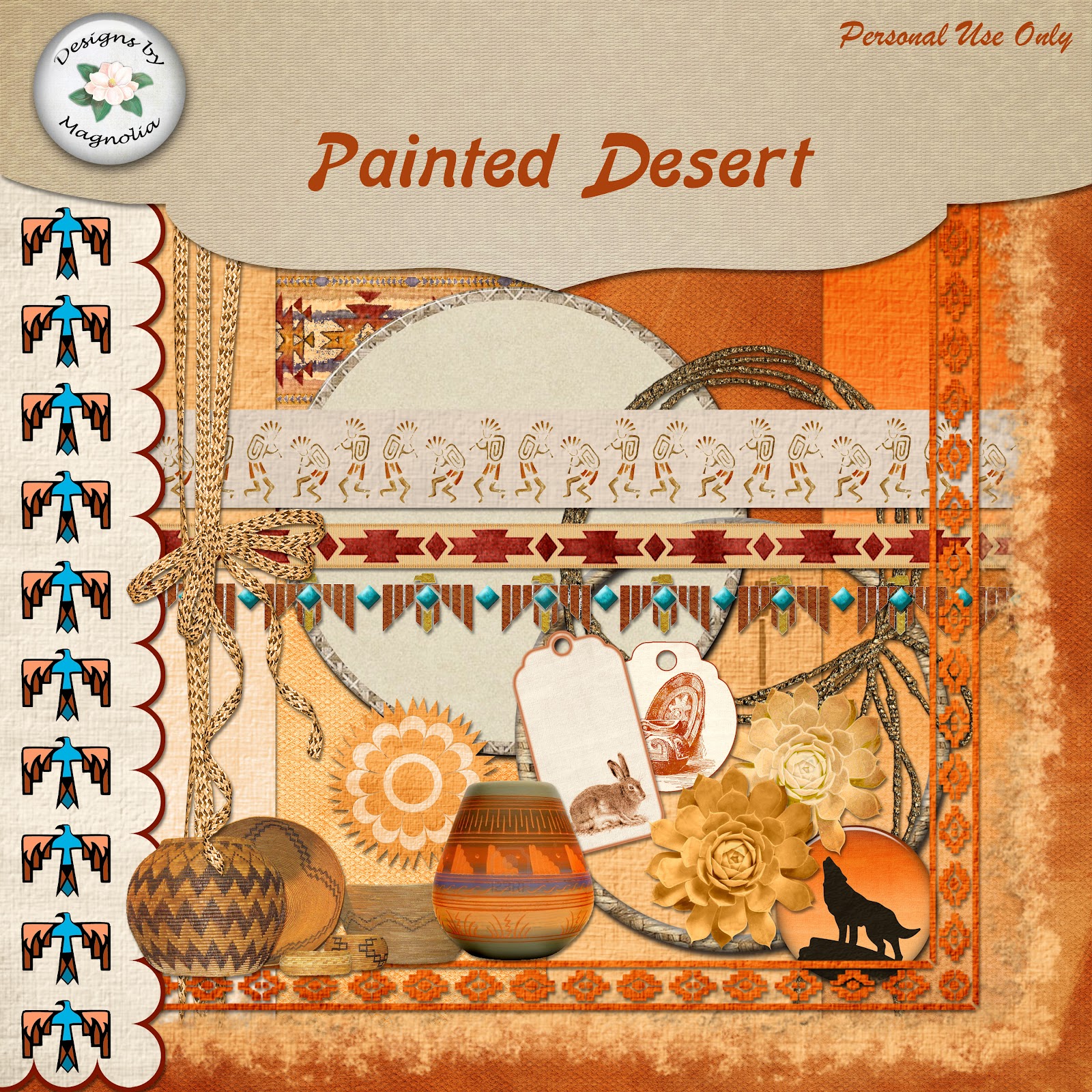The Magnolia Patch: Painted Desert Freebie - the Oranges