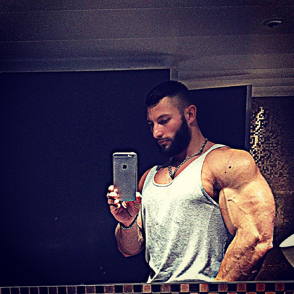 Bodybuilder Muscle Worship: BESIM TRENA ALBANIAN BODYBUILDER