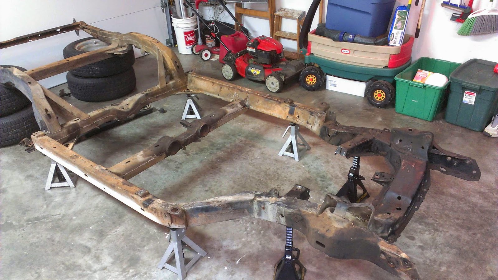 1972 Corvette Resto-Mod Blog: Rust Prevention Inside Frame Rails & New ...