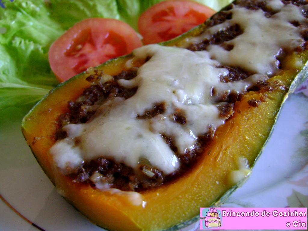 Brincando de Cozinhar e Cia: Abobrinha Caipira Recheada