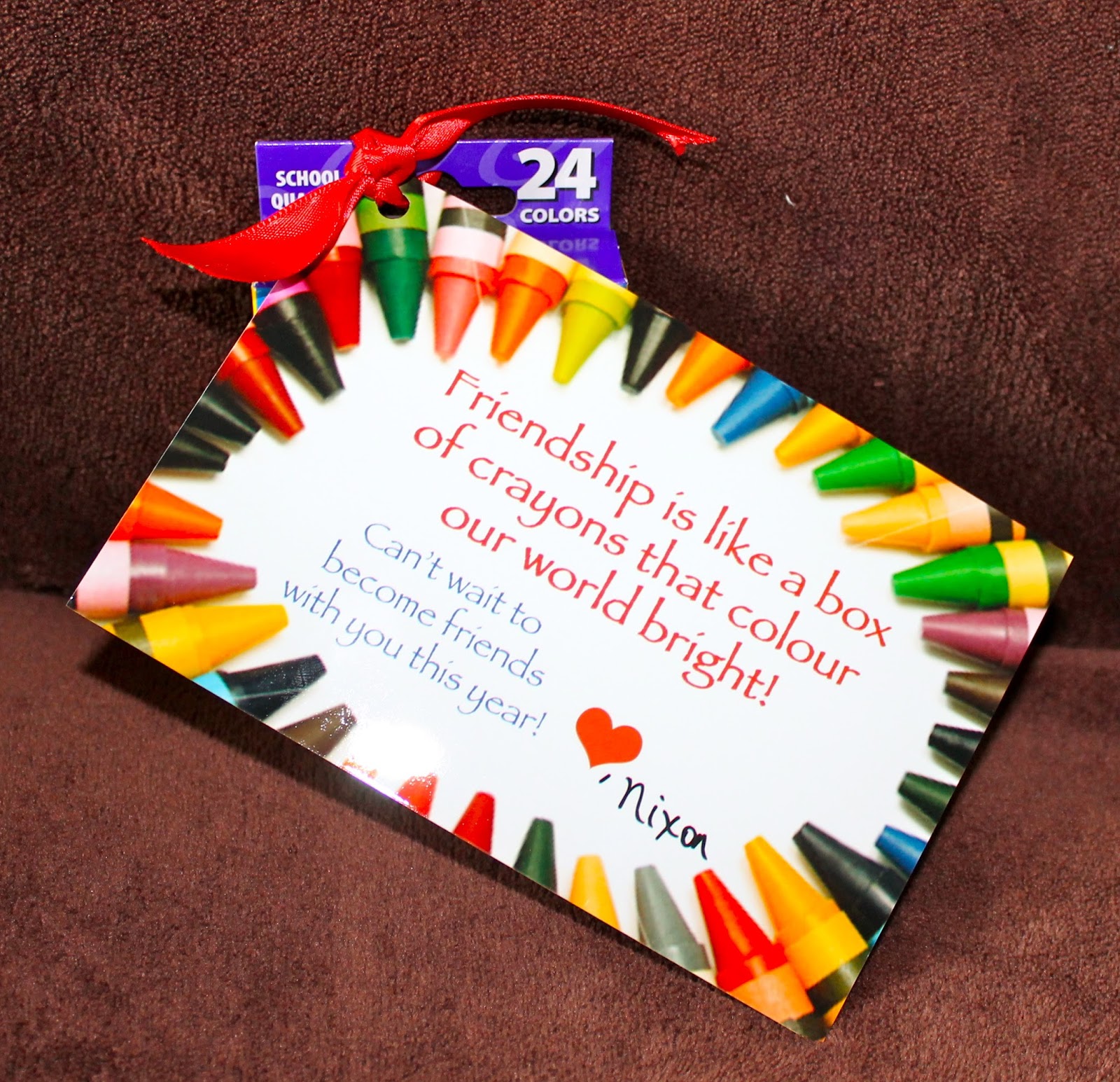 Buggy Full of Blessings!: Friendship is Like a Box of Crayons