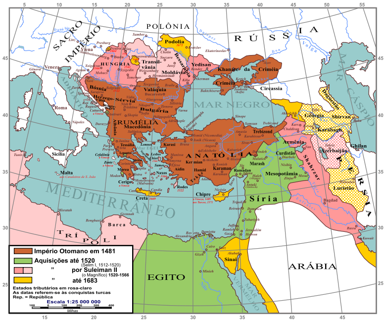 ROSA DOS VENTOS: - "O Império Otomano e os portugueses"