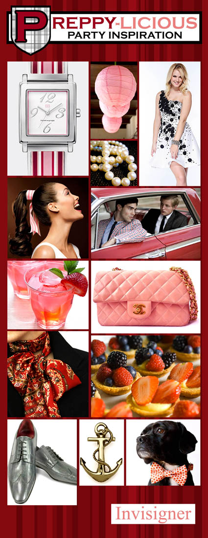 Invisigner Blog: Preppy Theme Party