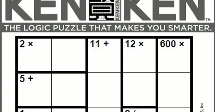Webster's KenKen Puzzle Logic Revealed: KenKen Puzzle Number 5