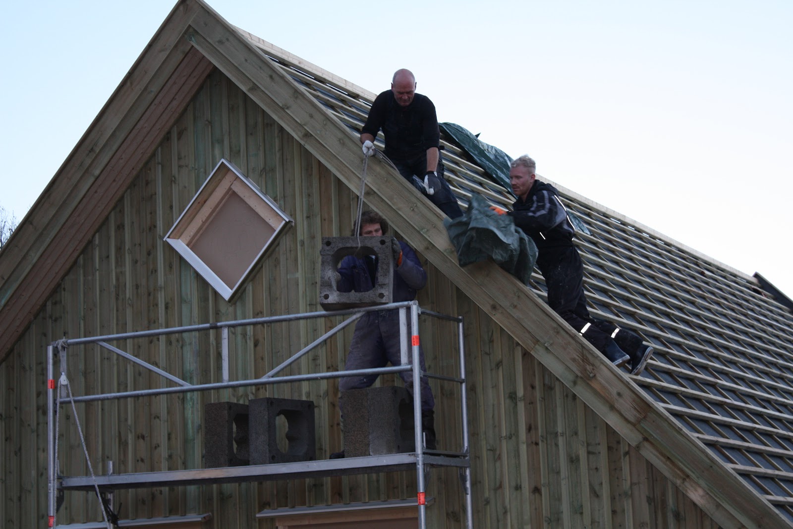 Takutstikk gavlvegg – Integrert kjokkenet