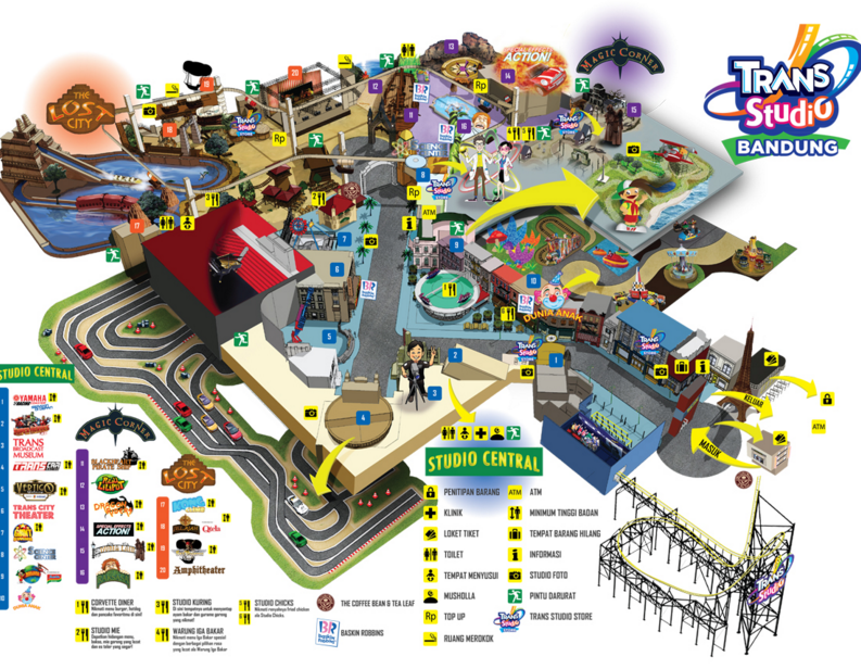 Trans Studio Bandung Wisata Keluarga Dengan Berbagai Wahana Menarik ...