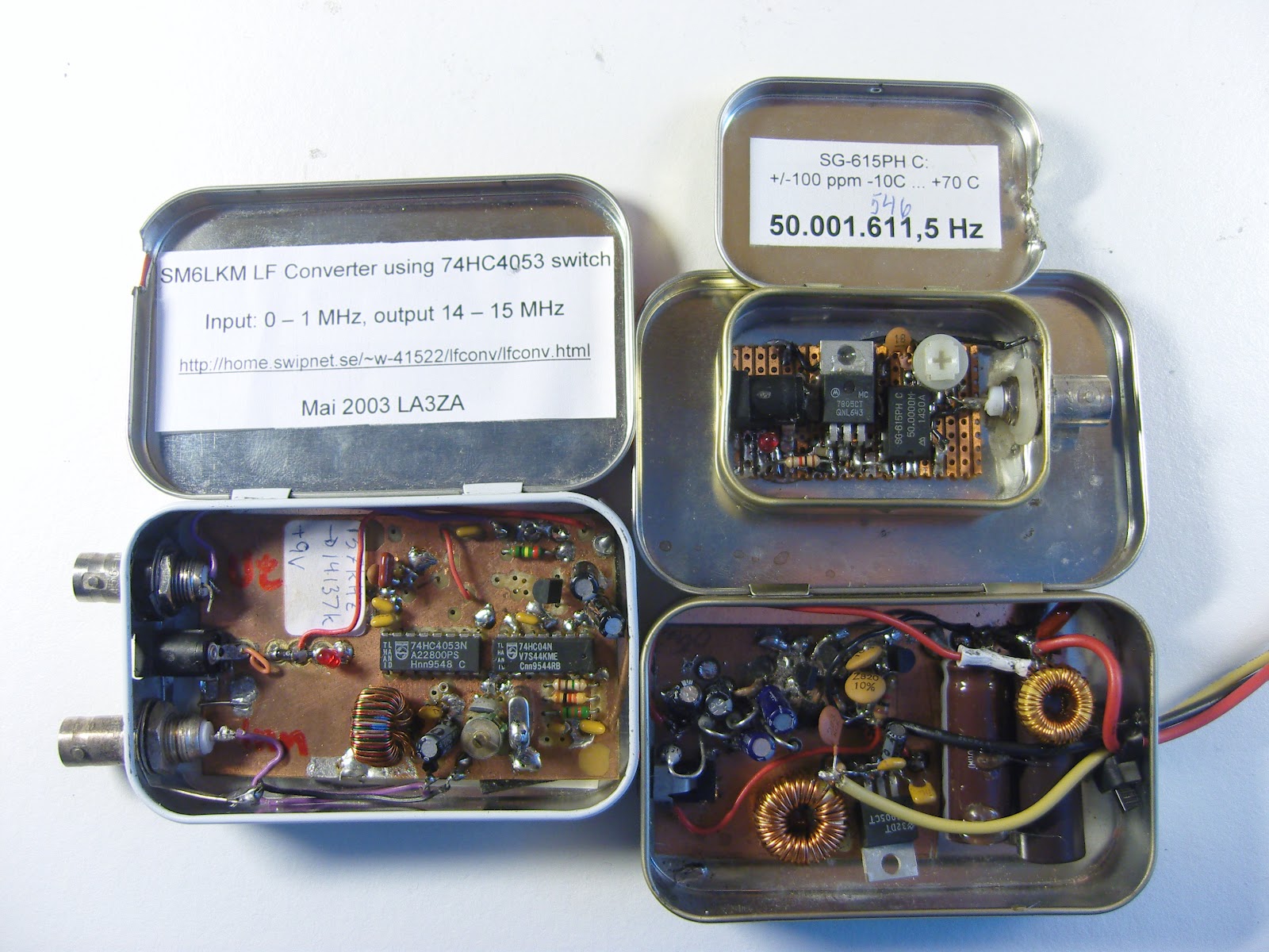 LA3ZA Radio & Electronics: Altoids Projects