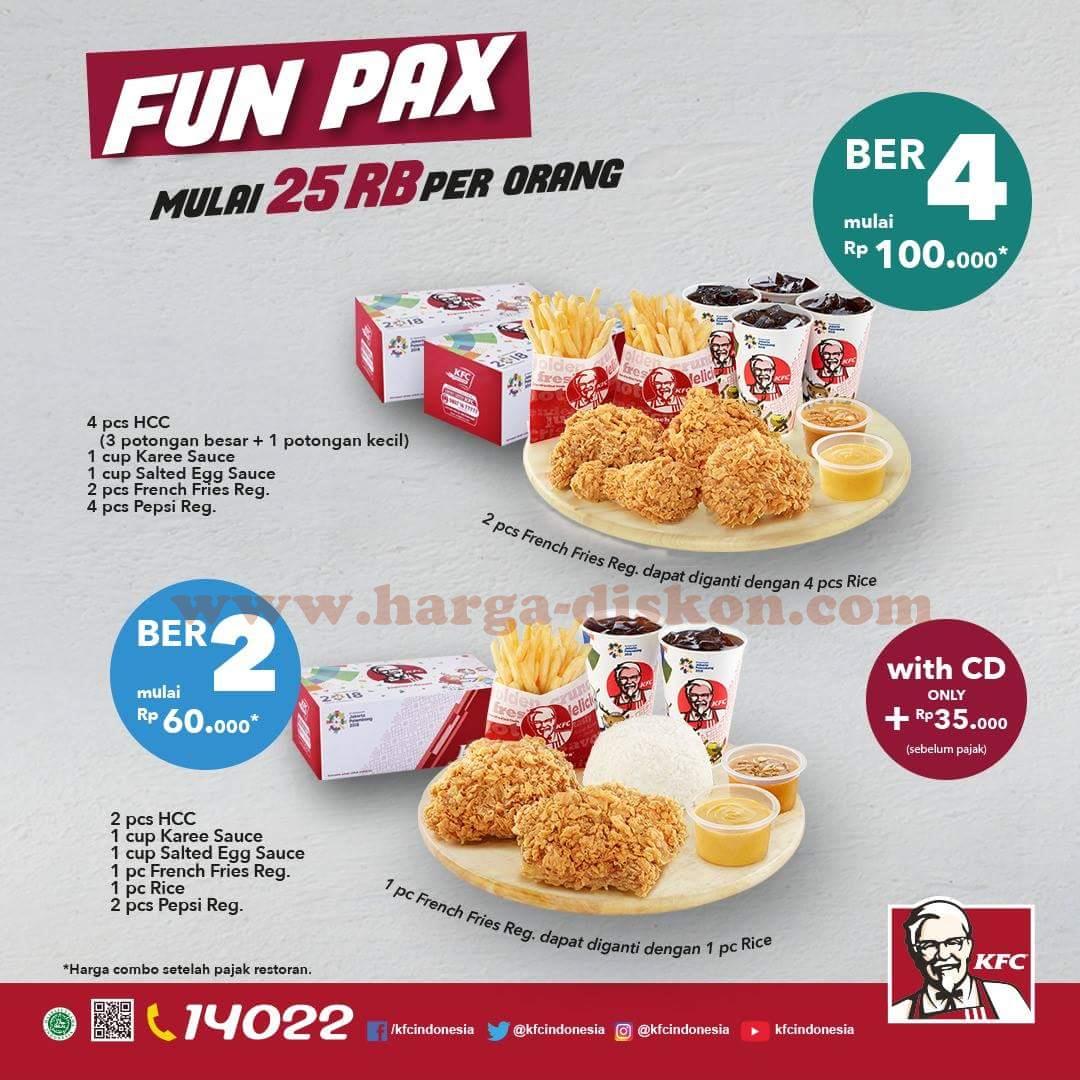Promo KFC Terbaru Kombo Fun Pax