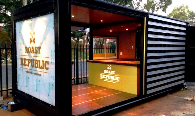 Home and Garden Ideas: Small Container Restaurant made with 20 Feet ...