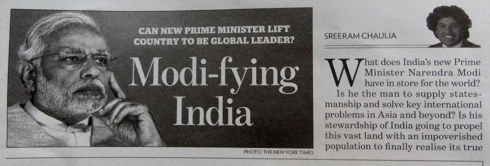 onthesannyside: Highlights of some interesting stuff in the newspapers ...