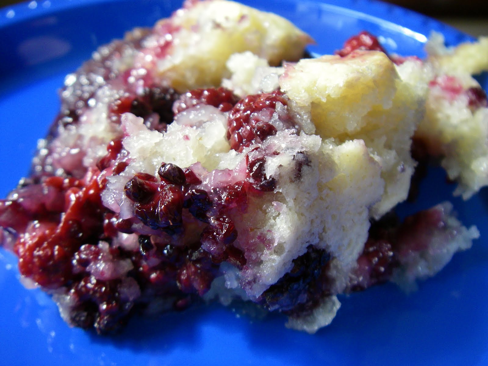Dewberry cobbler