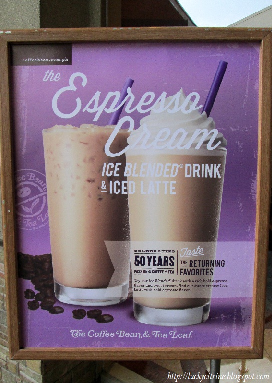 Lucky Citrine: Open House: CBTL Espresso Cream Ice Blended Drink