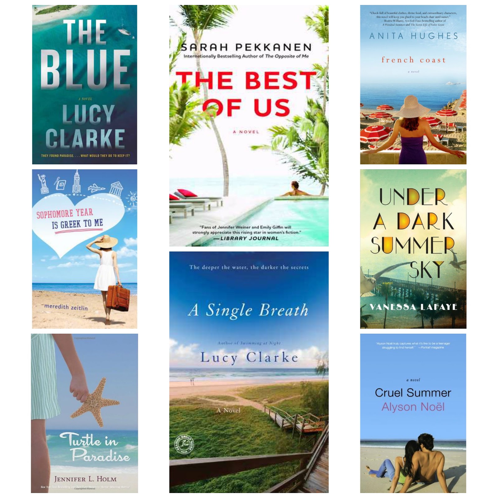 Confessions of a Book Addict: Beach Reads with Tropical Settings