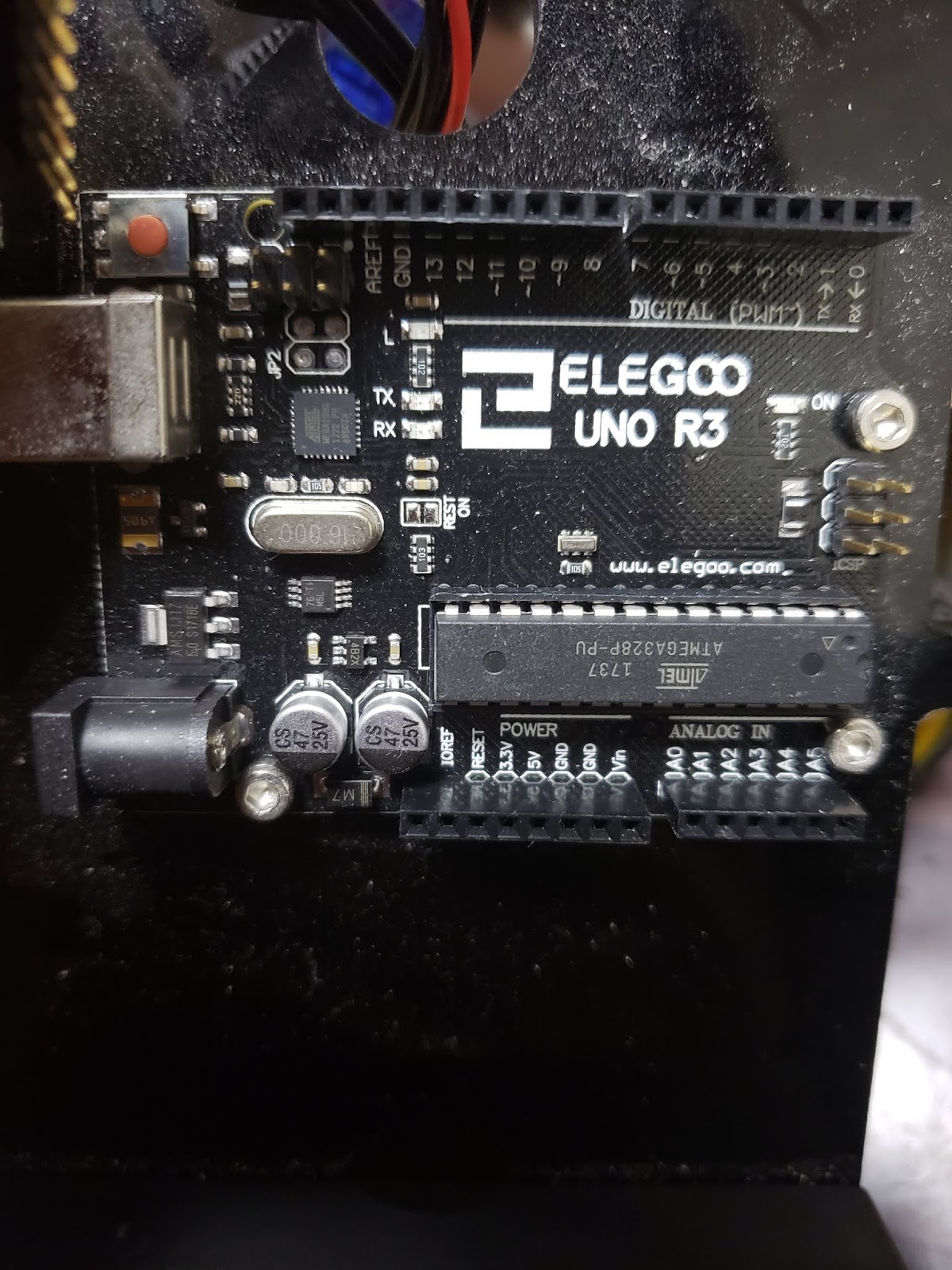 Elegoo Uno R3 Pinout