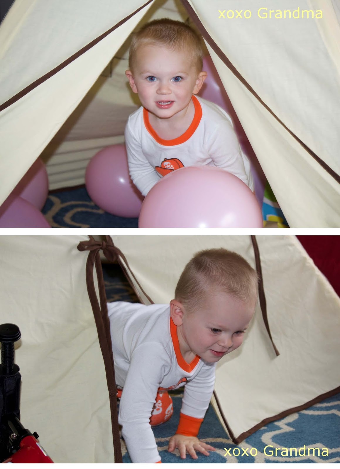 xoxo Grandma: Making a Tee Pee from Sheets - a Tutorial