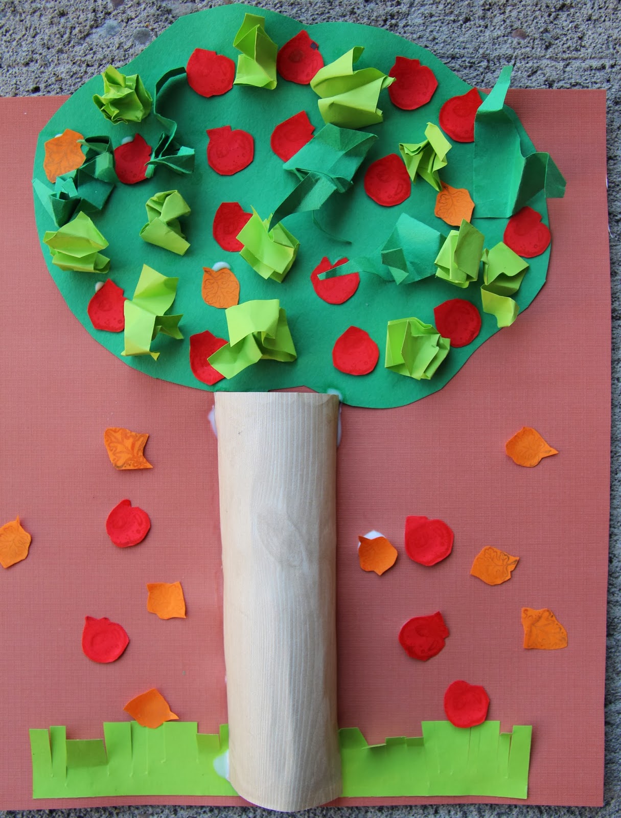 Da Diddley Craft Craft: Paper Apple Tree