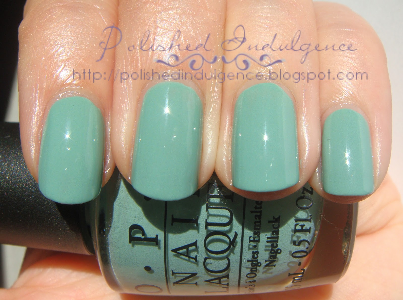 Polished Indulgence: OPI Mermaid's Tears are of joy and not sorrow.