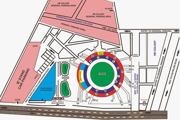 ACA-VDCA Stadium Visakhapatnam - IPL 8 Schedule & Match Venue Details ...