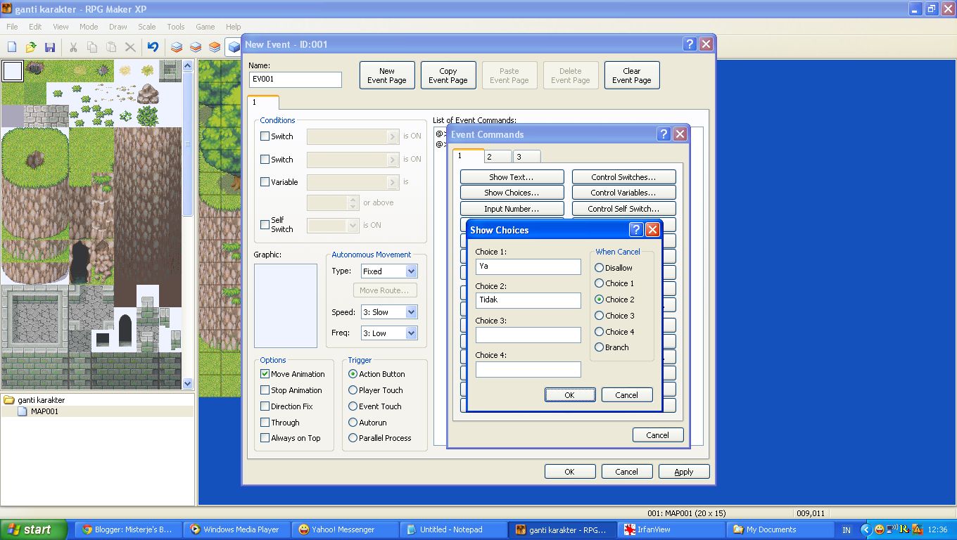 Tutorial RPG Maker XP Cara Membuat Karakter Berubah Bentuk Saat ...