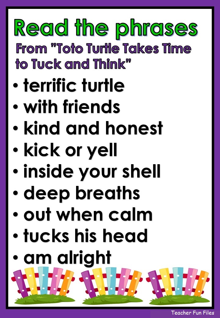 Teacher Fun Files: Read English Phrases Taken from English Stories