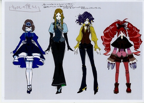 Genjuro's Angels: Symphogear GX design sheets