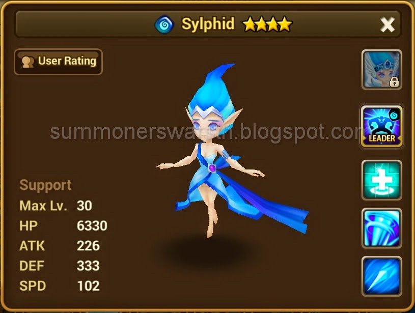 Sylphid (Water) | Summoners War