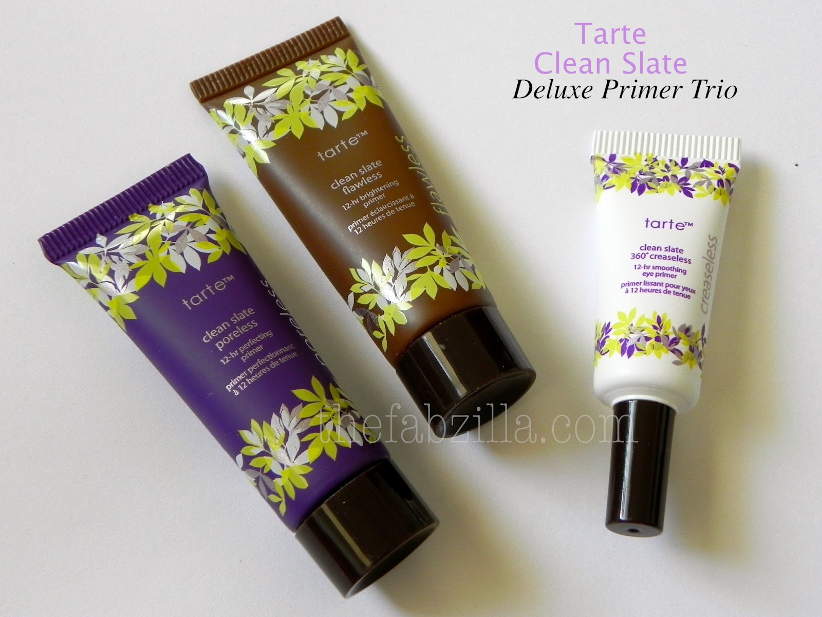 Tarte Clean Slate Primers: 12-hr Perfecting Primer, 12-hr Brightening ...