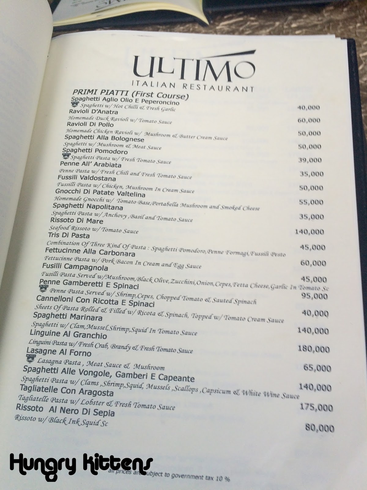 Hungry Kittens: Bali Day 5 - Dinner at Ultimo