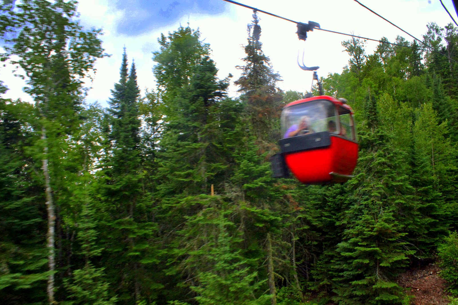 Tales of the Witch of November: Lutsen Mountains Gondola: July 13th, 2014