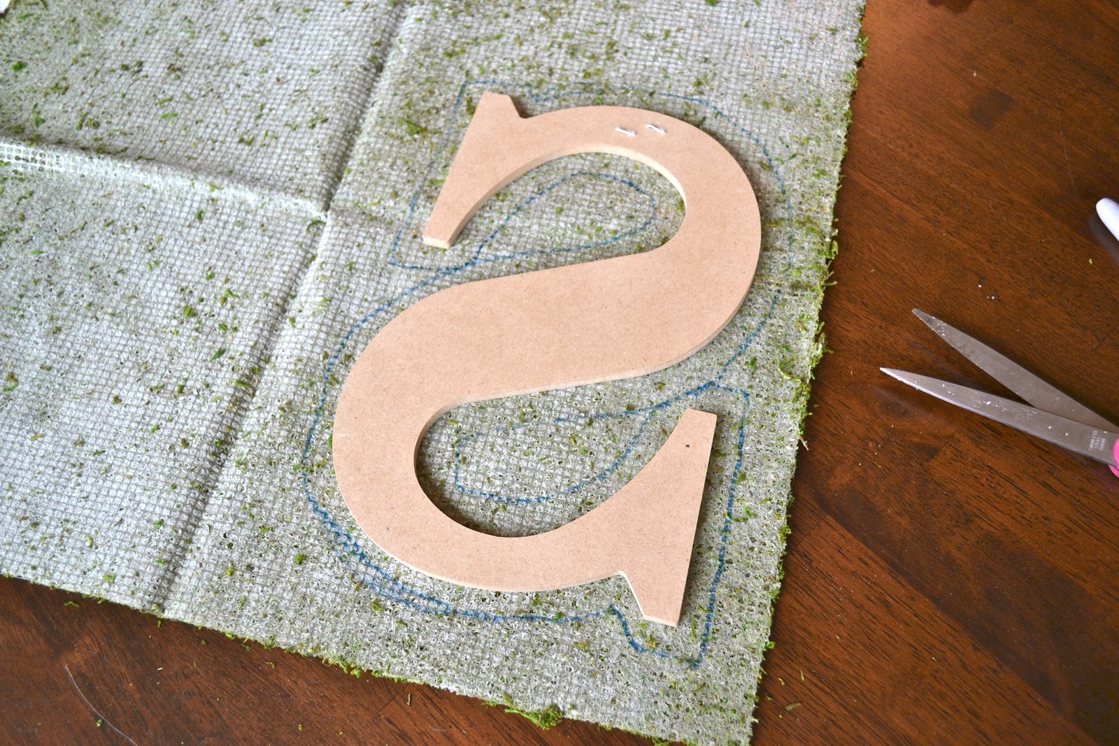 First Lady of the House: {Pottery Barn-Inspired} Moss Monogram