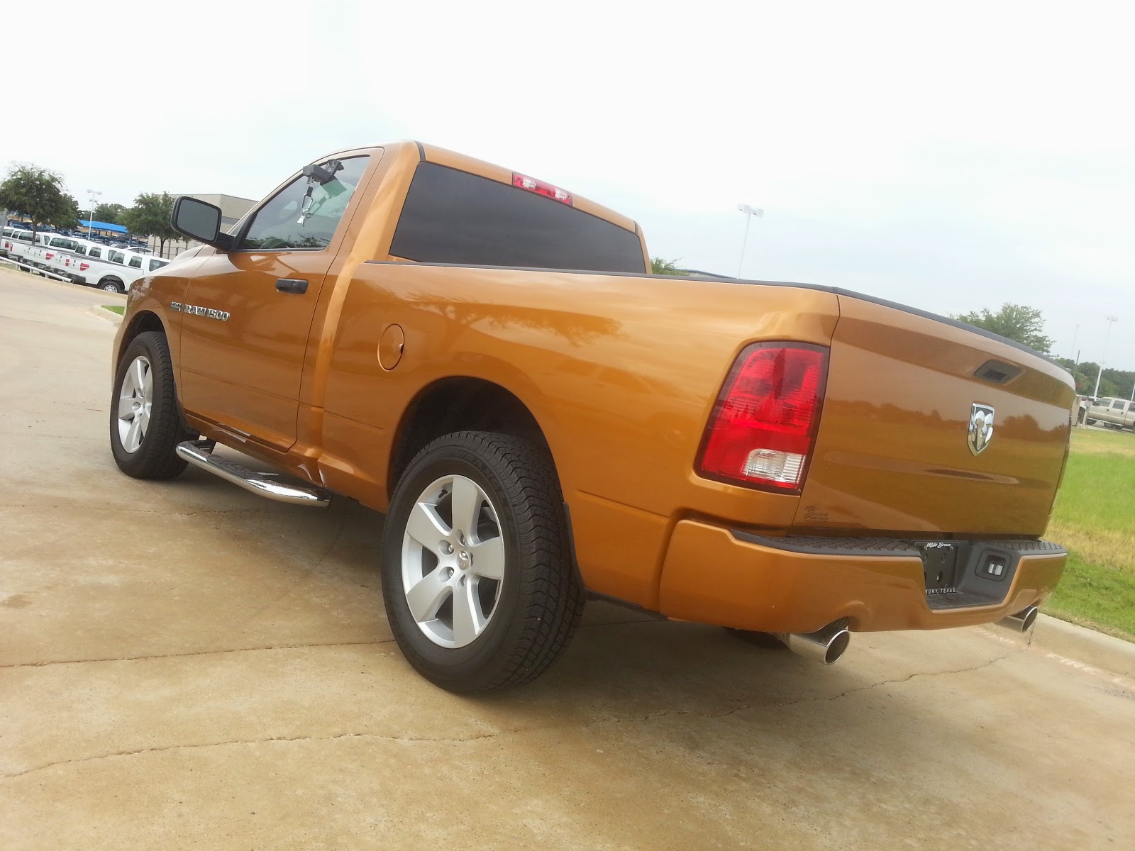 TDY Sales 817-243-9840 — $23,991 Sunset Orange 2012 Ram 1500 Hemi 4k ...