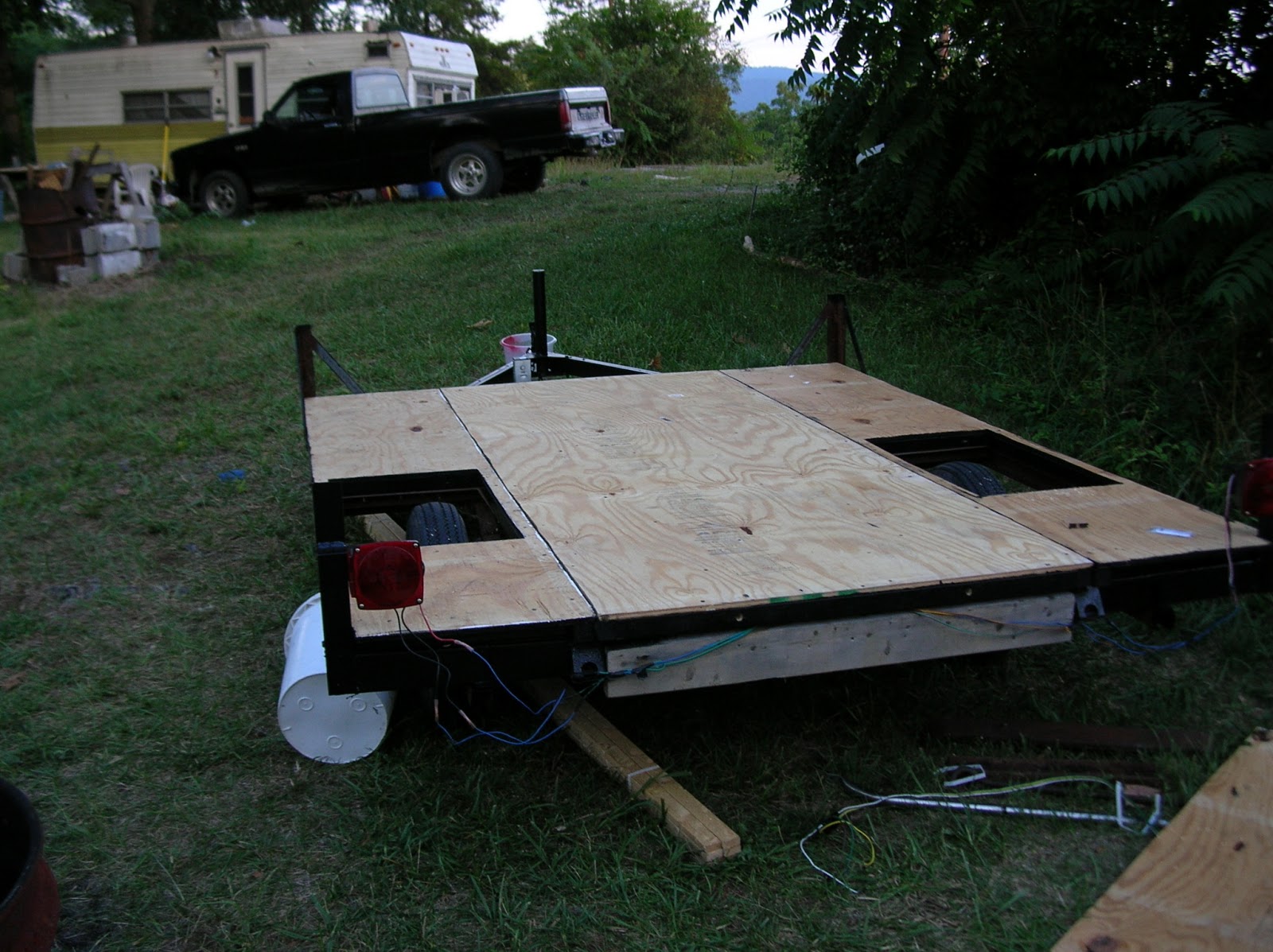 Build Your Own Enclosed Trailer Using A Pop-Up Camper Frame: Prepping ...