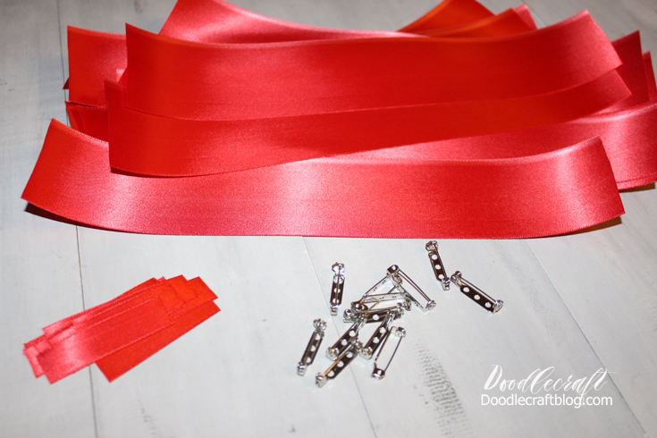 Red Ribbon Bowties! Easy DIY!
