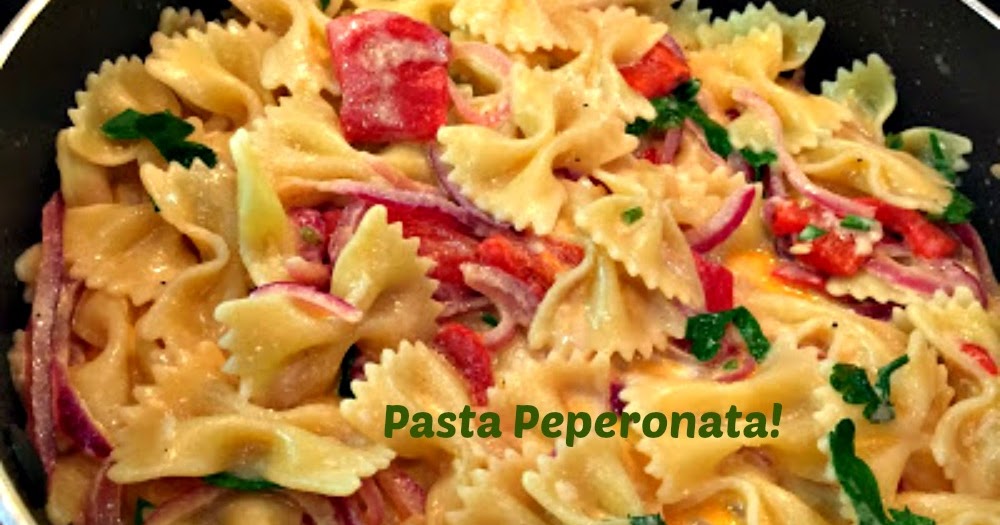 I Like to Bake and Cook Blog: Easy Pasta Peperonata