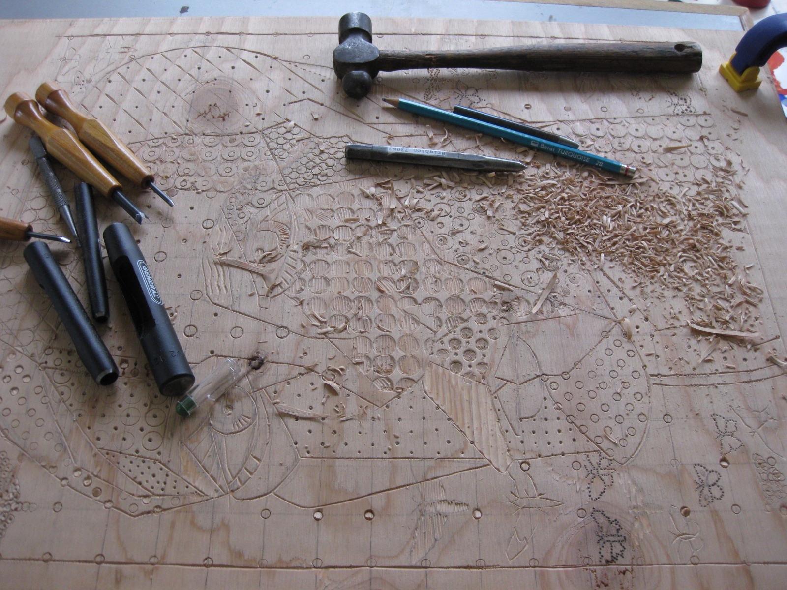 The Creative Process: of Woodcut Printmaking