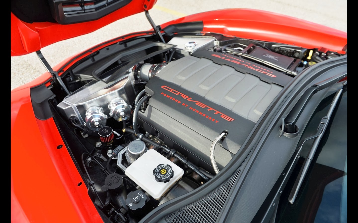 2014 Hennessey Chevrolet Corvette Stingray HPE700 Twin Turbo Engine ...
