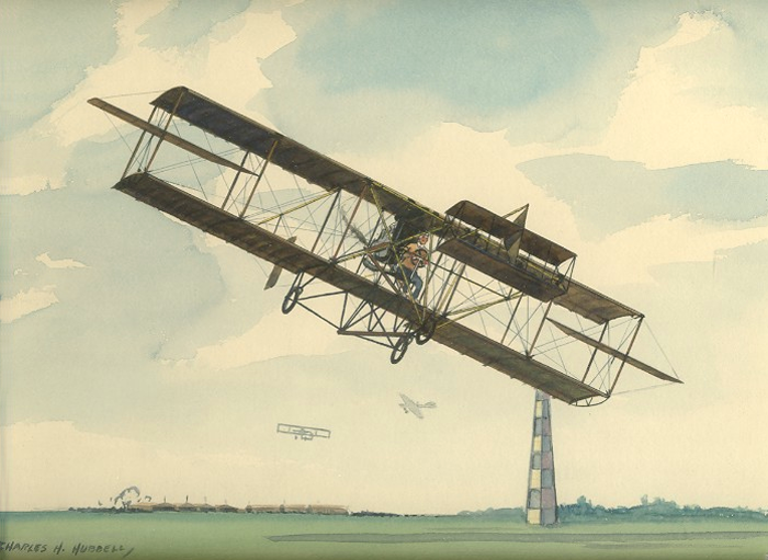 Let's keep it wild.: Pre-WW1 watercolor aircraft