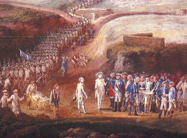 Sabre and bayonet: Siege of Yorktown (1781)