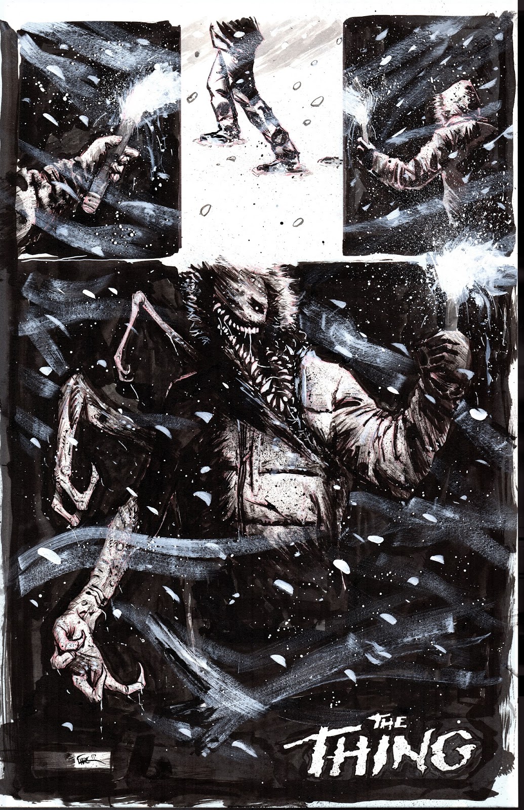 ChrisShehan ArtBlog: Illustration - The Thing: Artbook