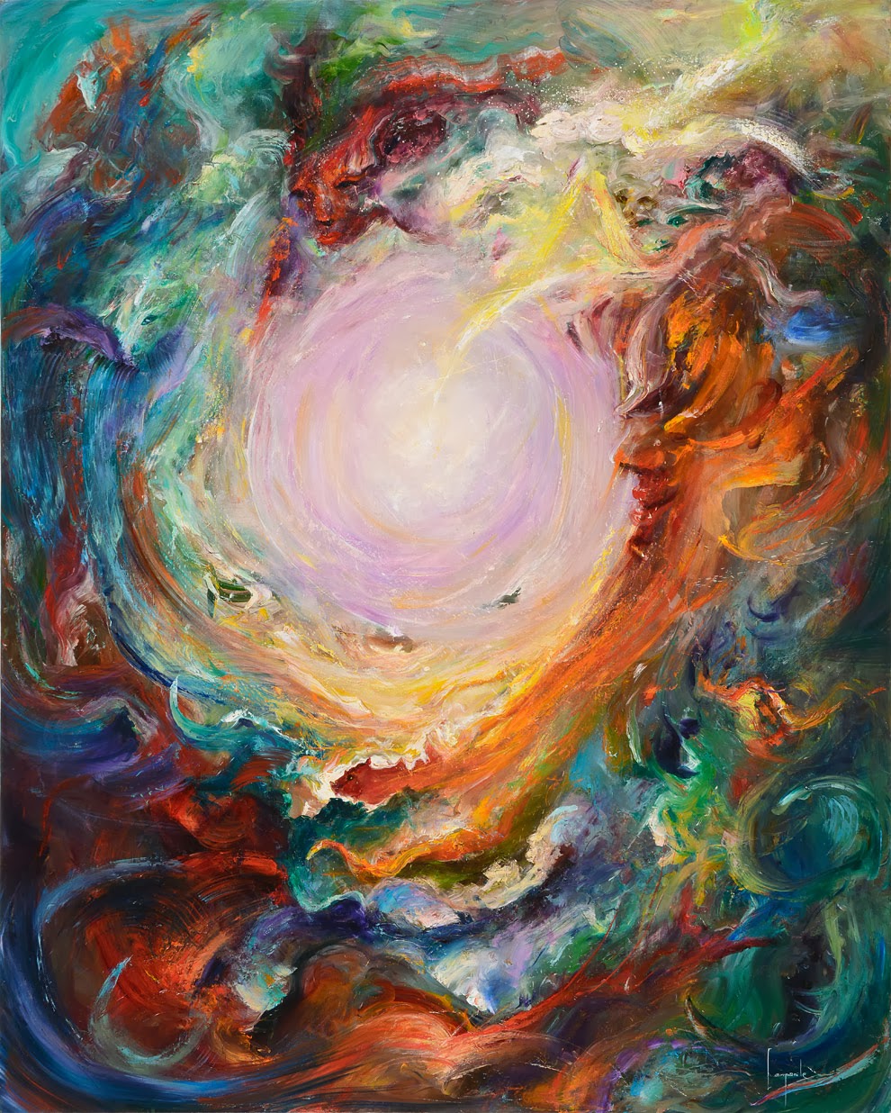 24 LUKISAN ABSTRAK KARYA DARIO CAMPANIL ~ About something