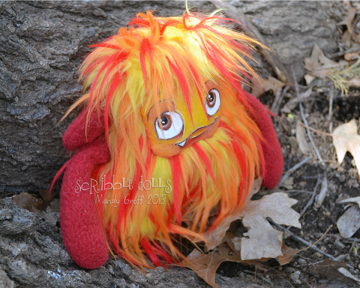 Scribble Dolls: Furgle, a new fluffy monster!