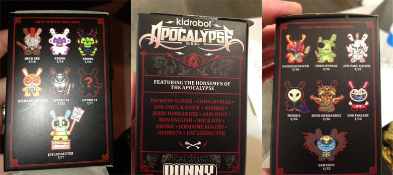 DunnyMania: Dunny 3" Apocalypse Series 2012 - NOW 10 DESIGNS AND DATES ...