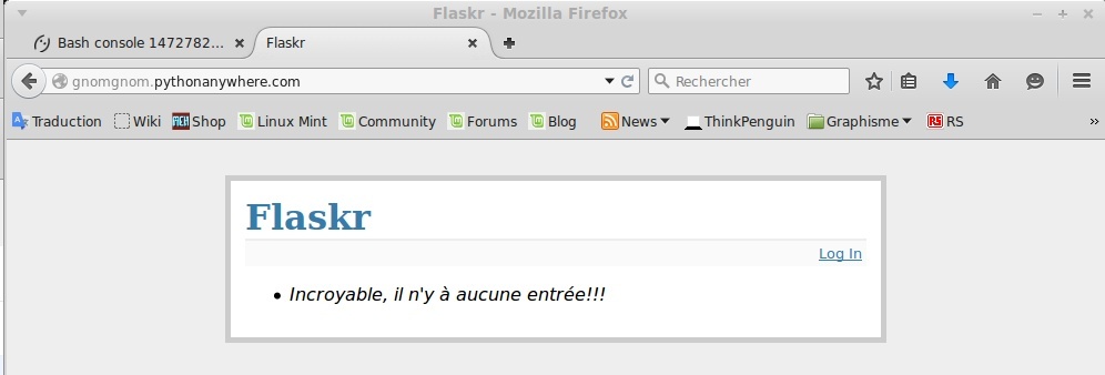 Python + Flask + PythonAnywhere : Partie 6 - Héberger FlaskR chez PythonAnywhere - MCHobby - Le Blog