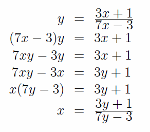 Secondary Math Blogaroony: Making x the subject of the equation ...