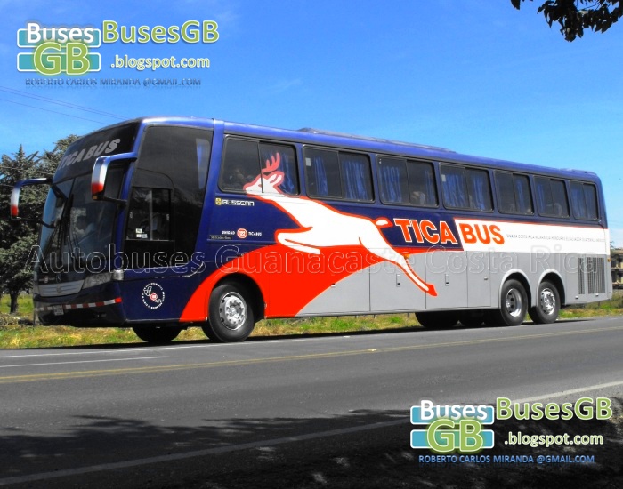 Autobuses Guanacaste Costa Rica: BusesGB: Ticabus