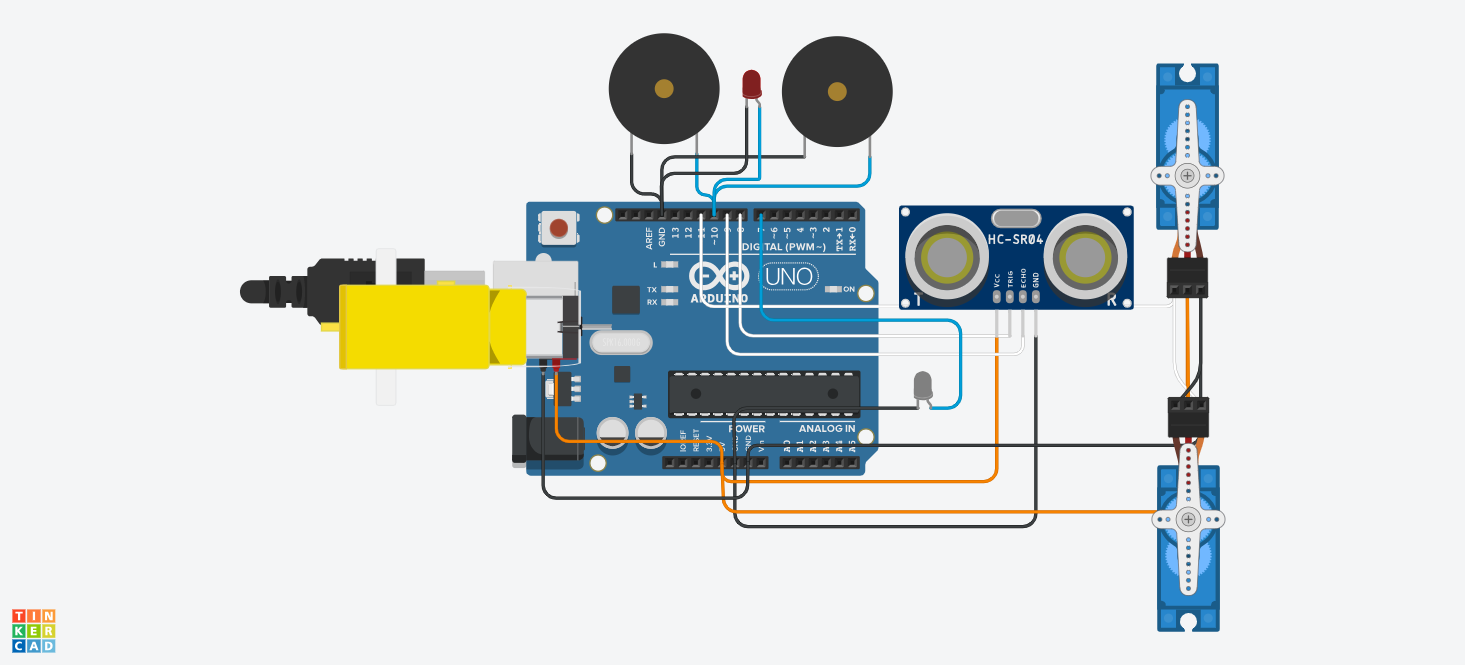 Obstacle Sensing Robot Using Arduino
