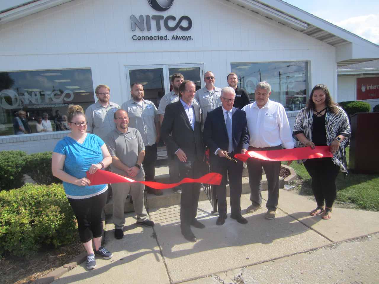 Rensselaer Adventures: Ribbon cutting at NITCO