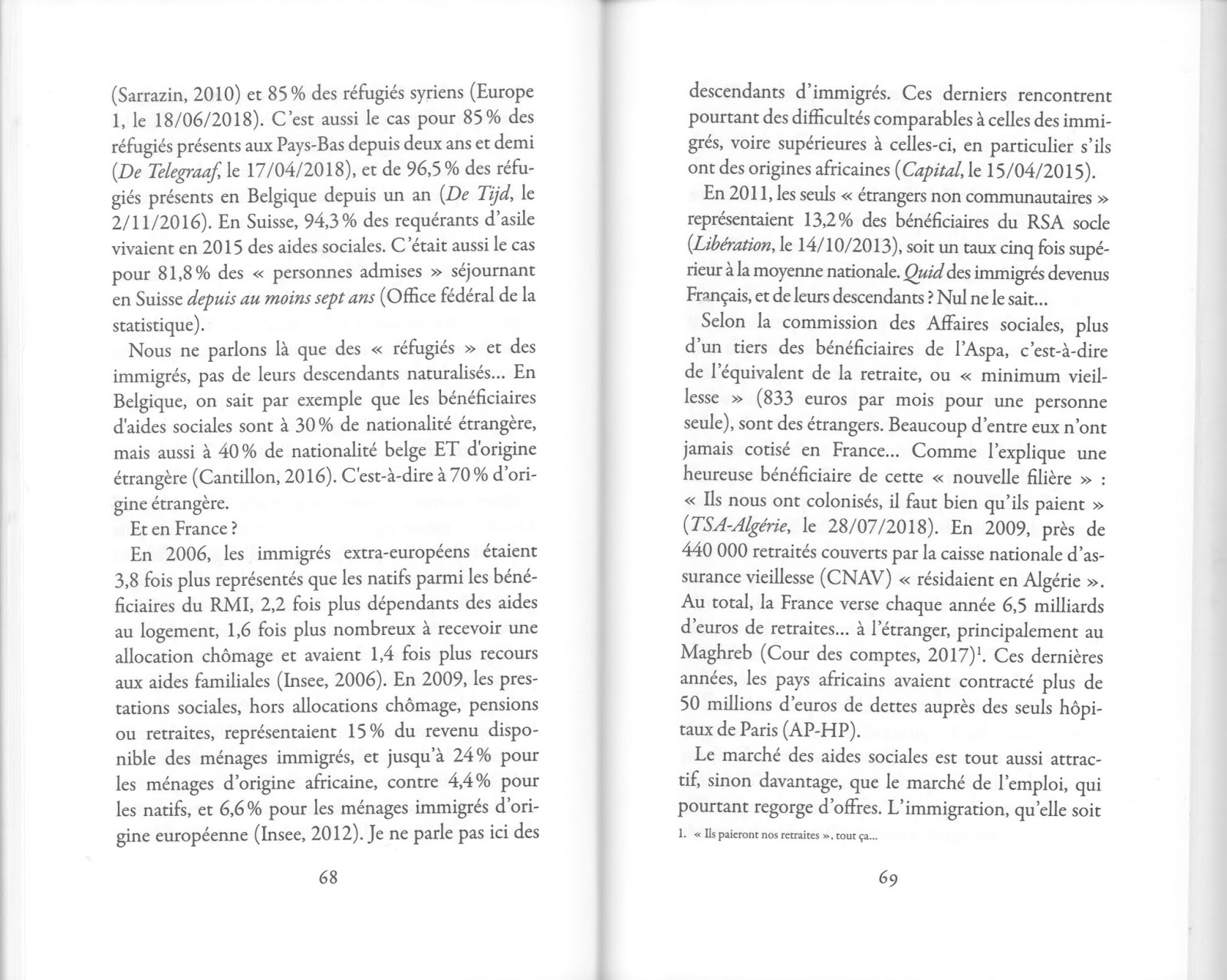 école : références: Laurent Obertone, La France interdite (2018)